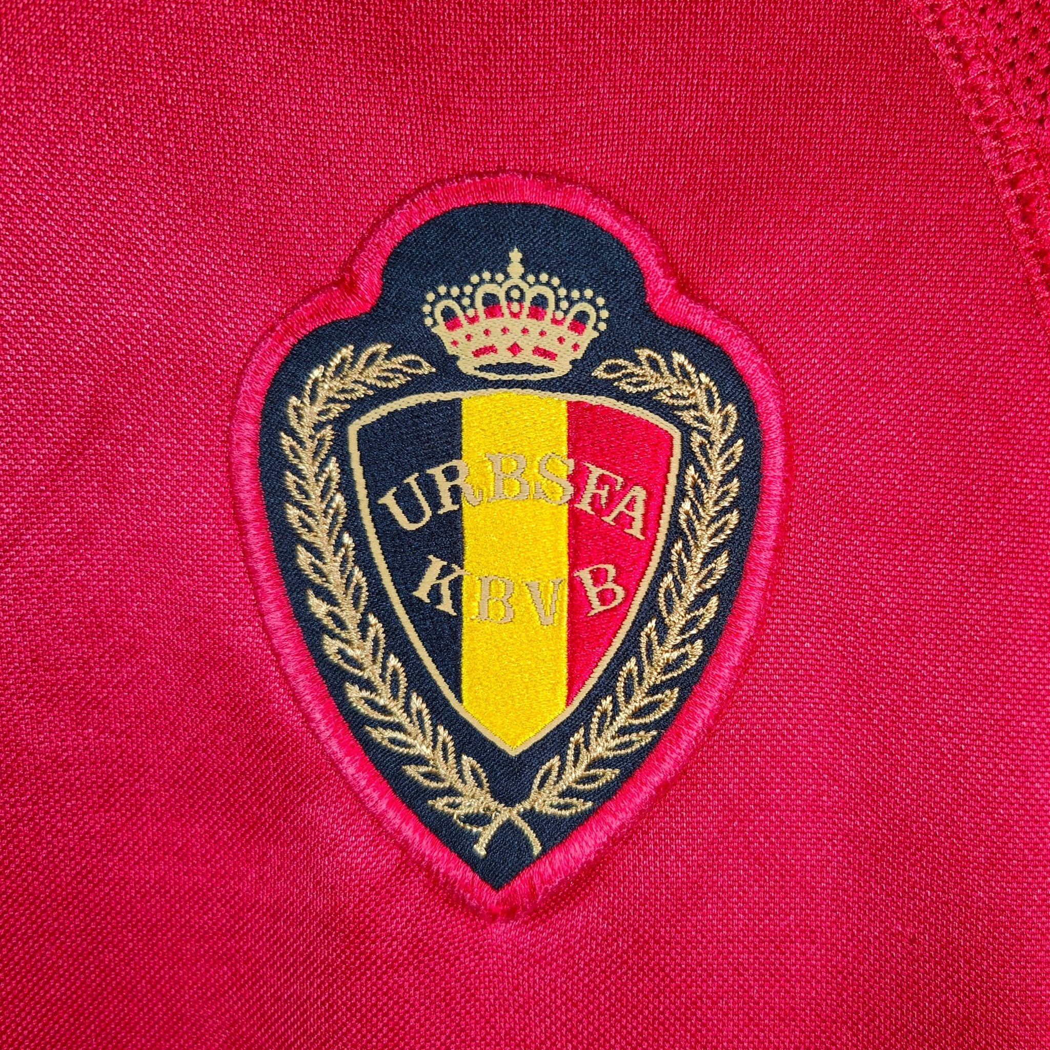 2000-02 Belgium Home Shirt Mpenza Emile #9 - 9/10 - (L) – – Eternal Pitch