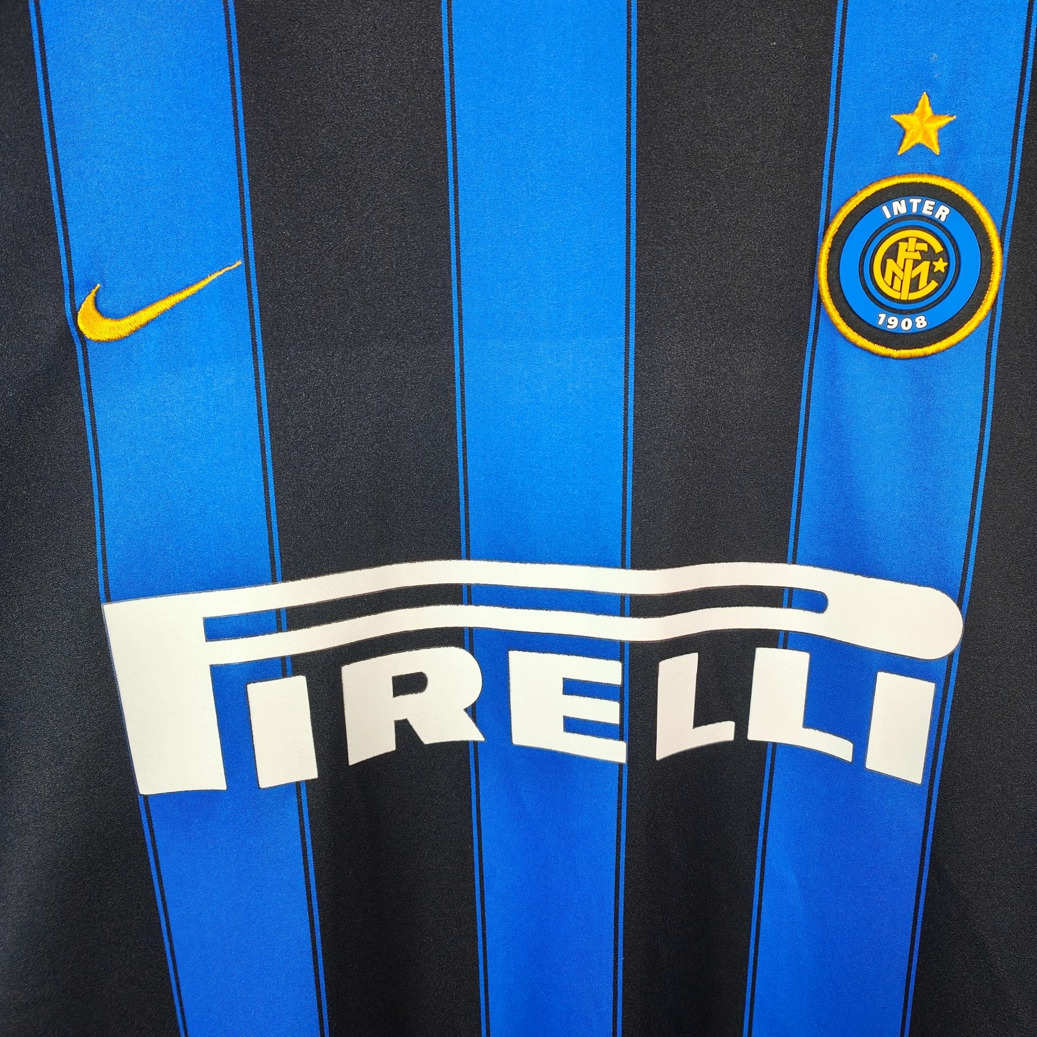 2003-04 Inter Milan Home Shirt Adriano #10 - 9/10 - (L) 112662 Nike ...