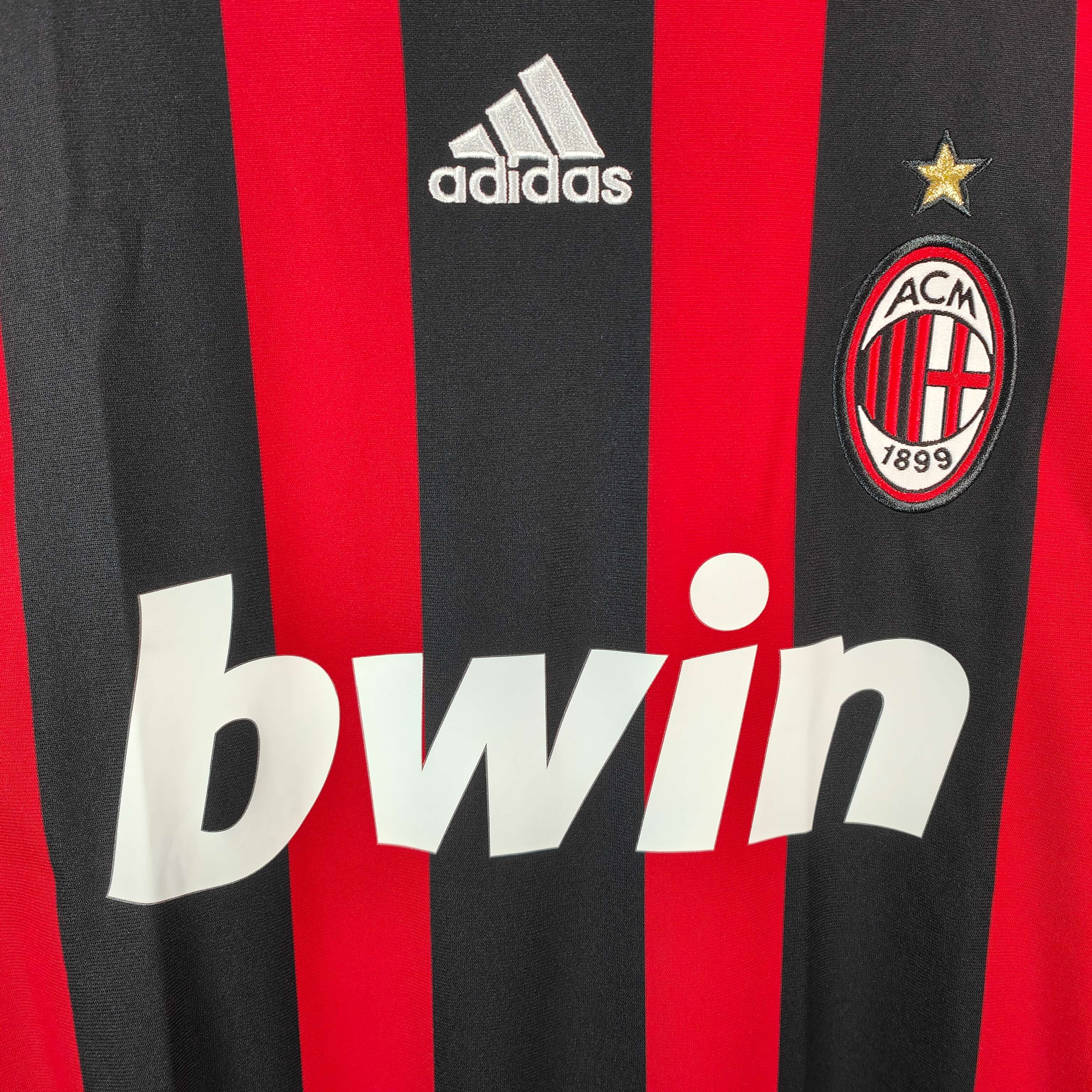 2008-09 AC Milan Home Shirt Ronaldinho #80 - 10/10 BNWT - (L) – 025392 ...